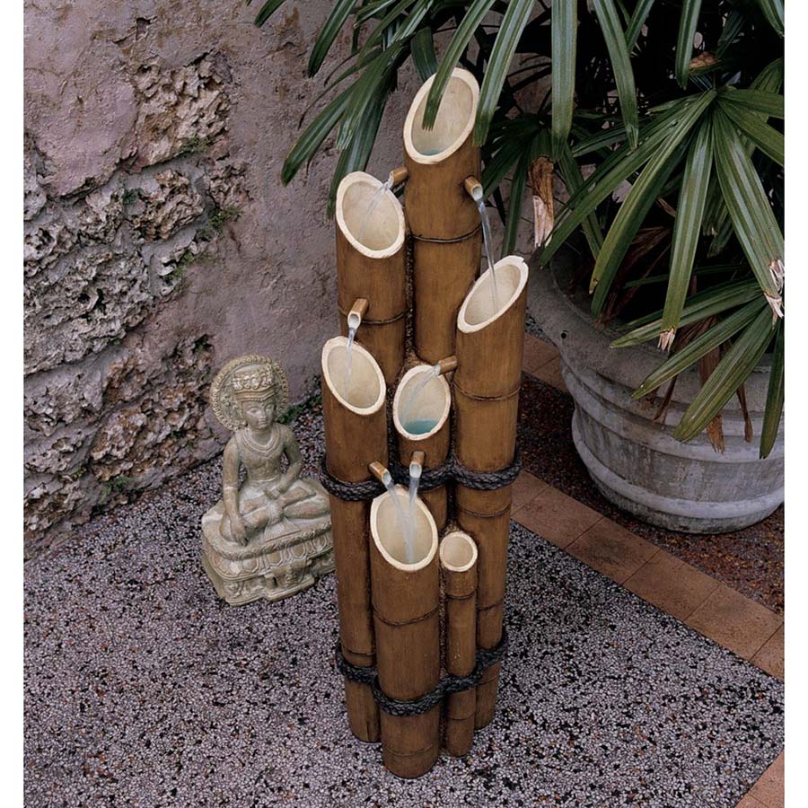 Cascading Bamboo Fountain | Fountains Garden Decor