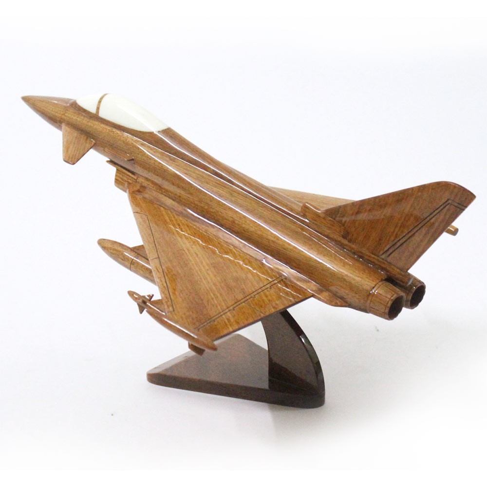 Eurofighter Typhoon - Combat aircraft Mahogany Wooden Model