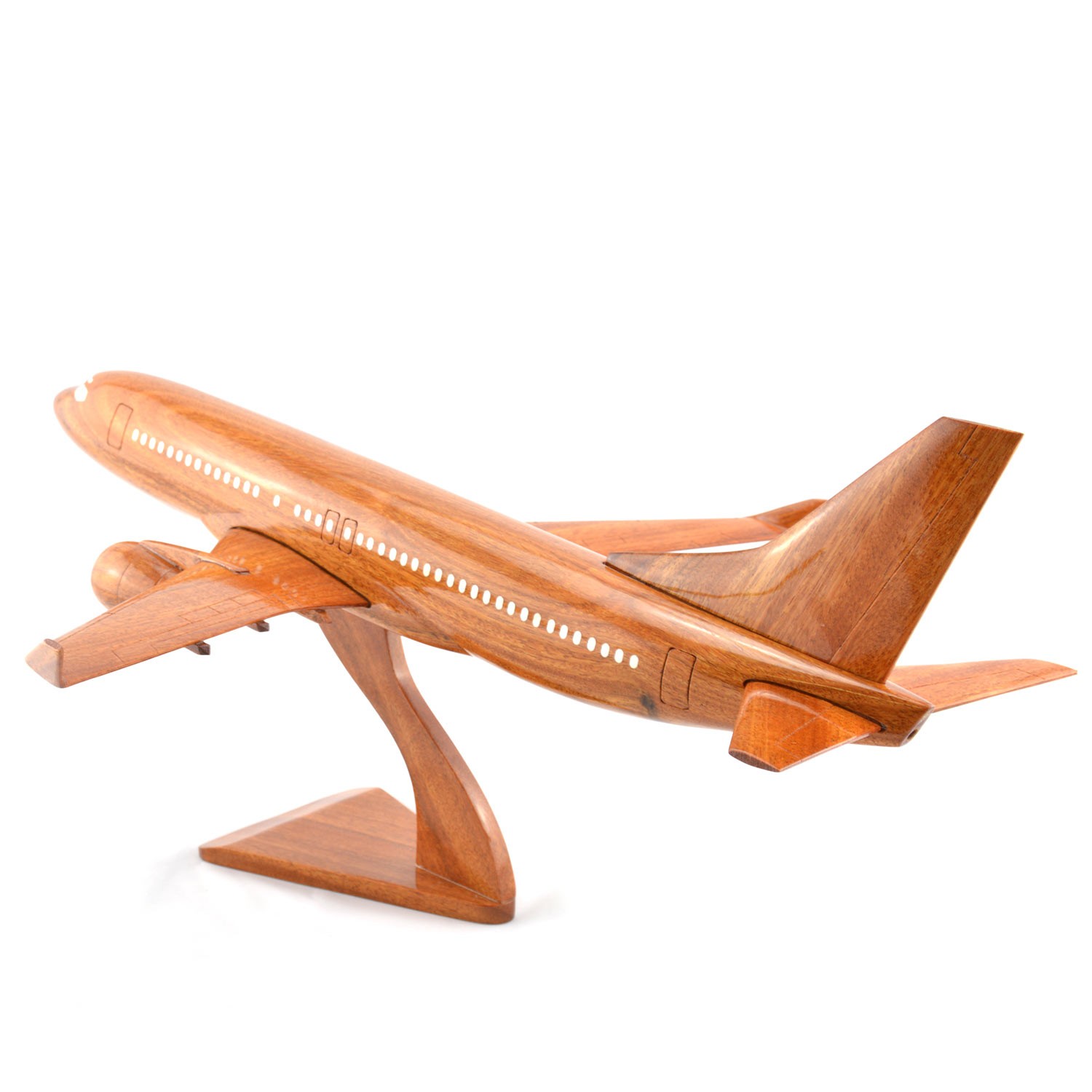Boeing 737 Wooden Airplane Model | B737 Mahogany Wooden Model