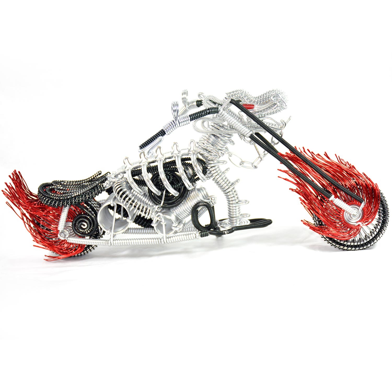Dragon Motorcycle Model - Wire Art Model Red | Wire Art Motorcycle ...