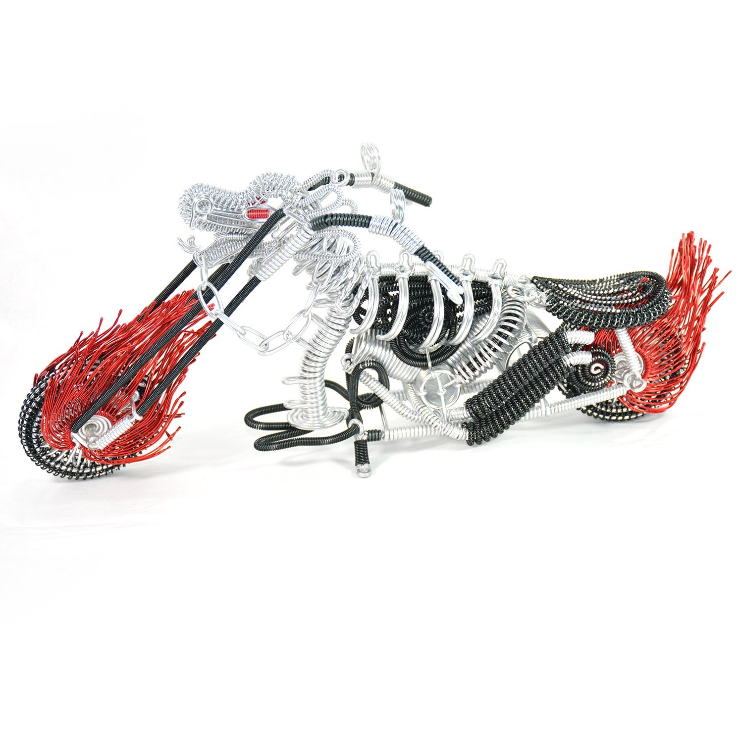 Dragon Motorcycle Model - Wire Art Model Red | Wire Art Motorcycle ...