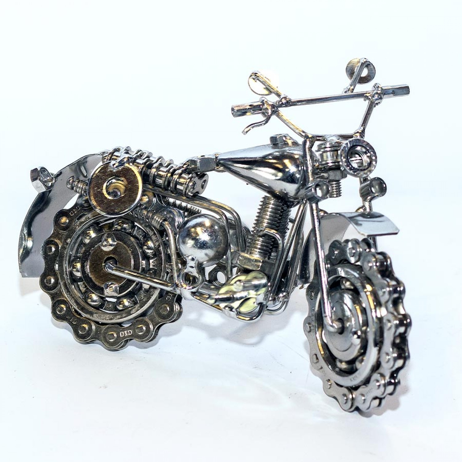 Dirt Bike / Motorcycle Metal Model : Metal Sports Motorcycle Sculpture