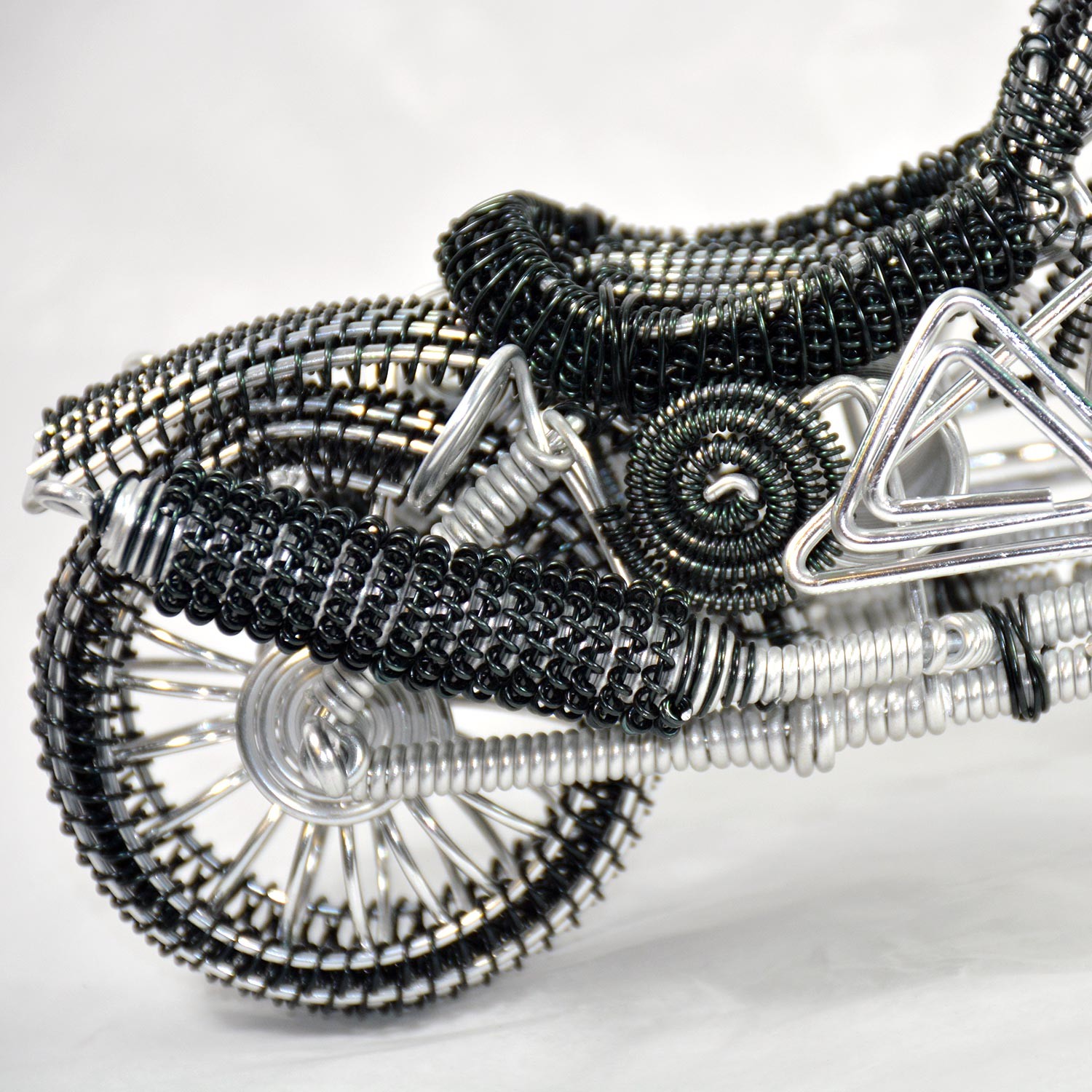 Harley-Davidson Motorcycle Model sculpture Wire Art Wire-Braided ...