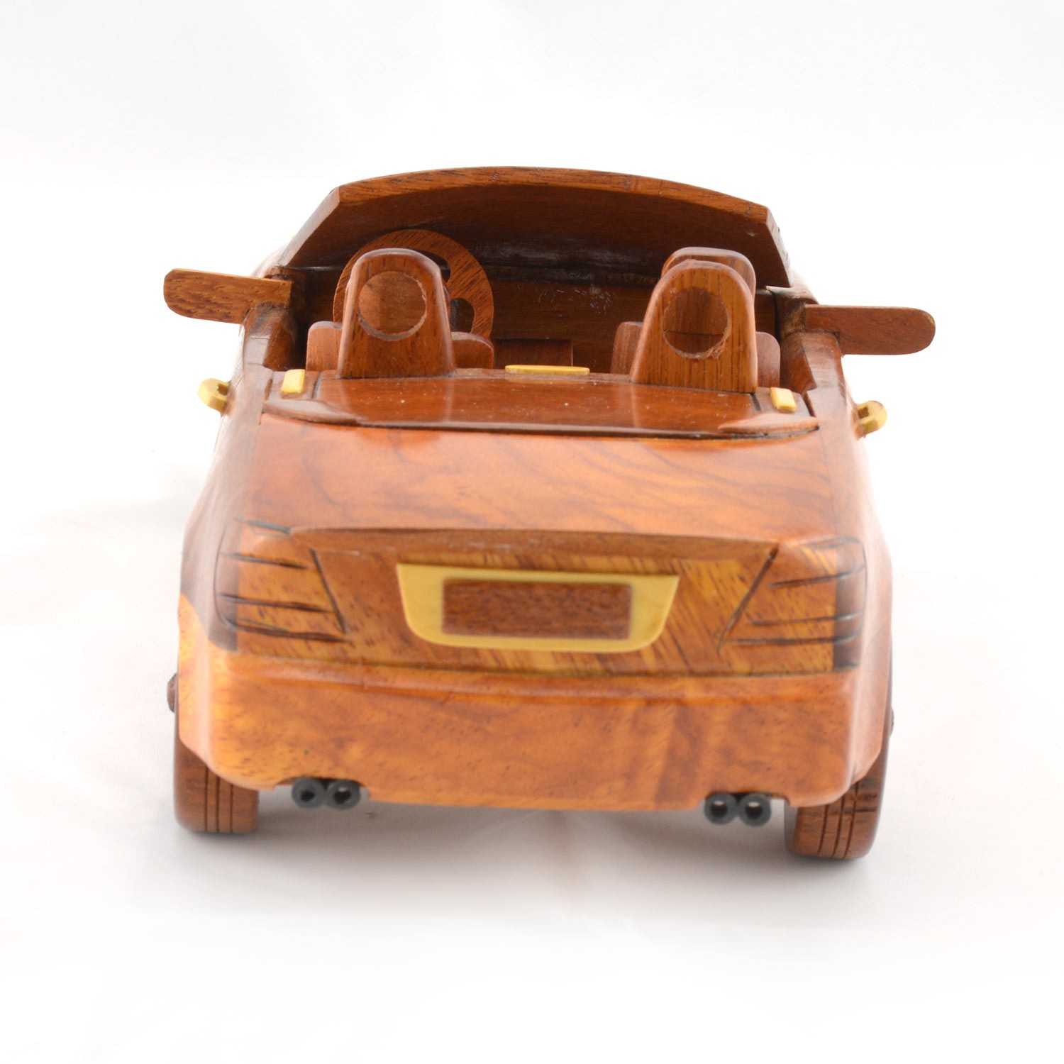 Mercedes Wooden Car Model Mahogany Wood