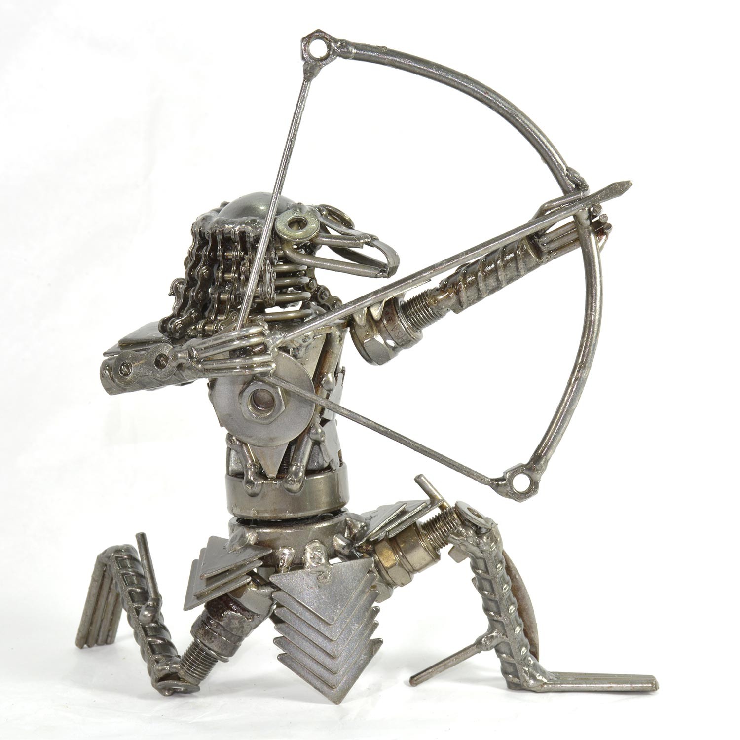 Predator Metal Sculpture Model : Recycled Predator Scrap Metal Sculpture