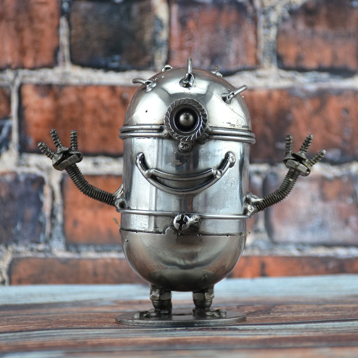 Minion Banana Metal Model Figure (Type 2) - Scrap Recycled Metal ...