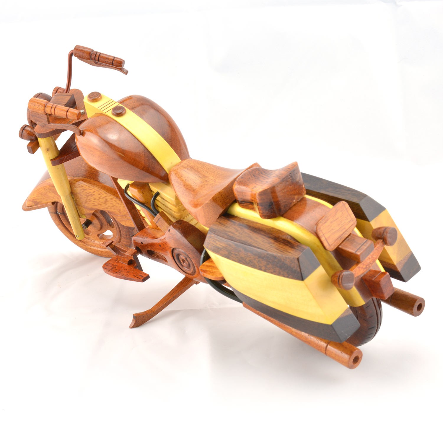Wooden BMW Motorcycle Model : Wood Motorcycle Model