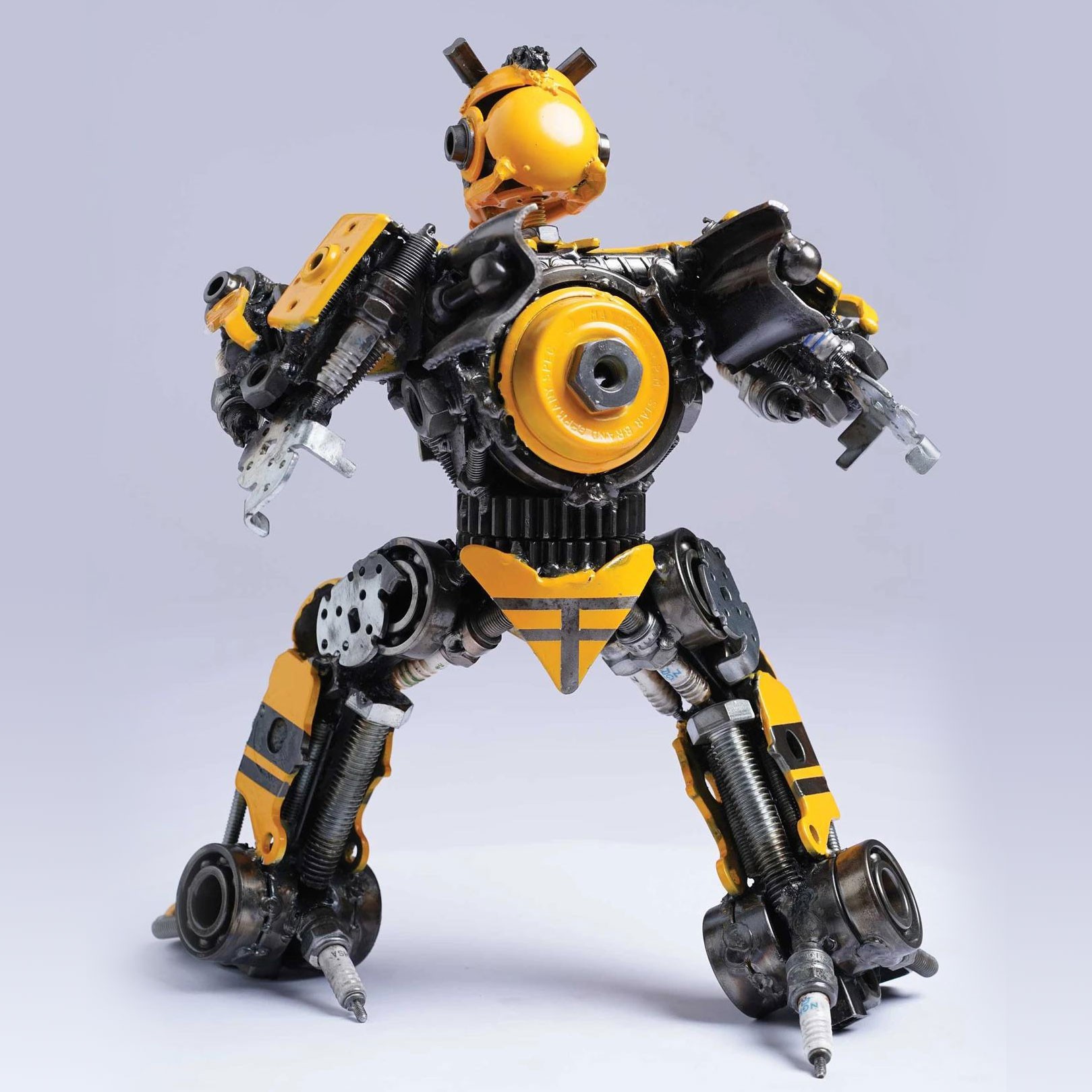 Transformers Bumblebee Mini Metal Sculpture - Autobots Transformer