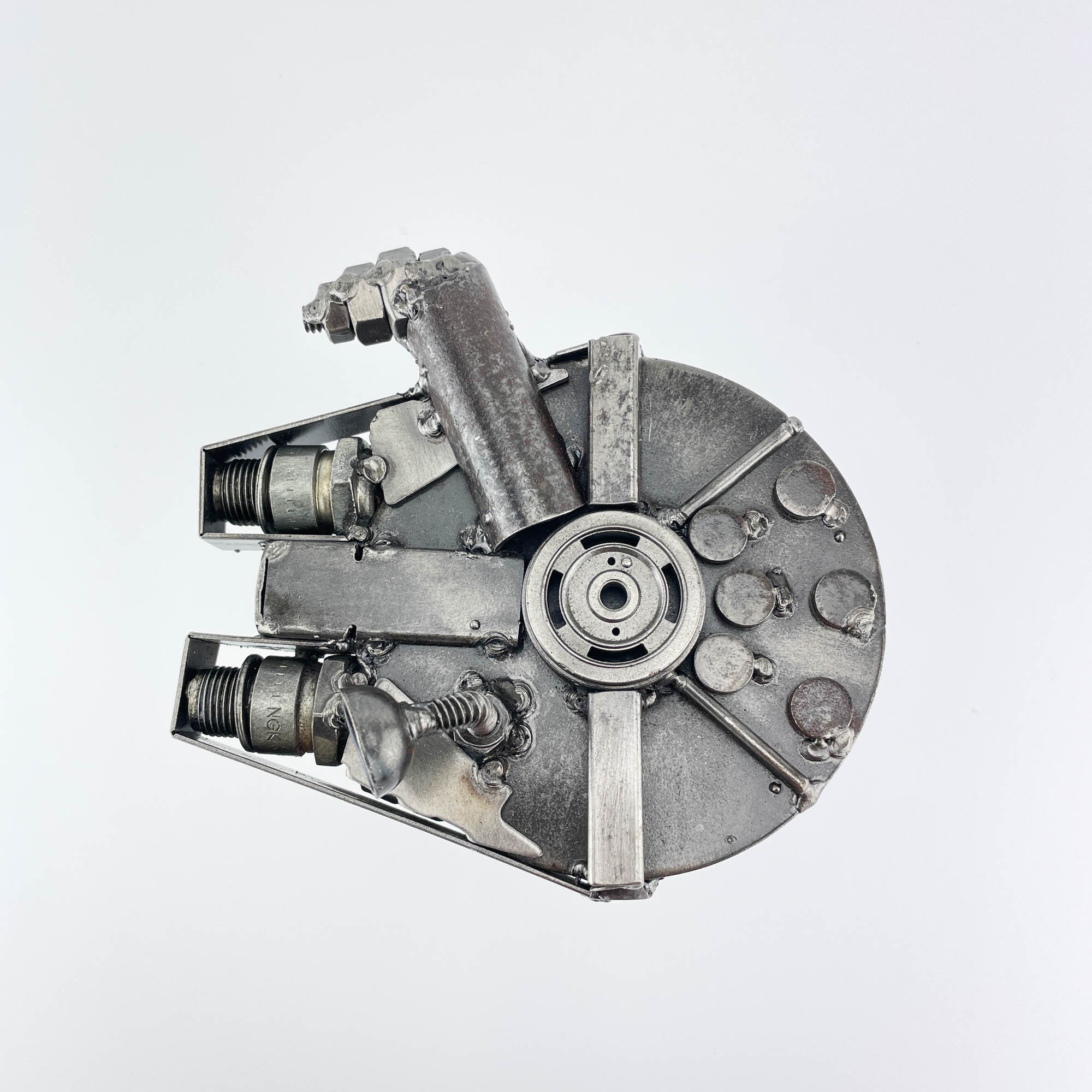 Star Wars Millennium Falcon Scrap Metal Art Sculpture