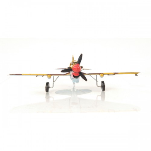 1941 Curtiss Hawk 81A 1:36 aviation plane model - Handcrafted Iron framed