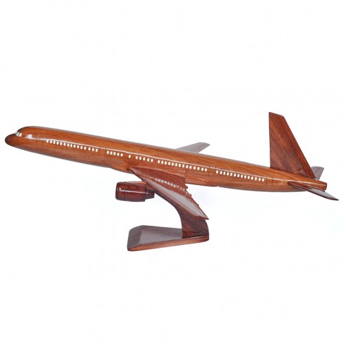 Boeing 757 Wooden Airplane replica Model mahogany