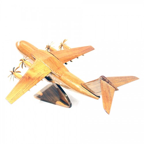 Airbus Military A400M Wooden Airplane Scale Model