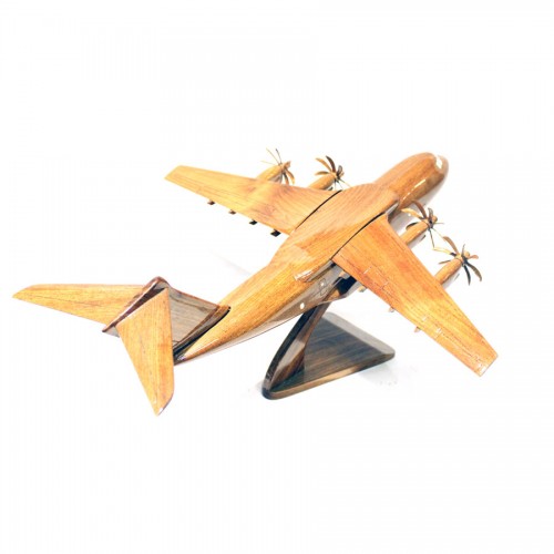 Airbus Military A400M Wooden Airplane Scale Model