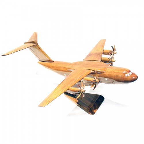 Airbus Military A400M Wooden Airplane Scale Model