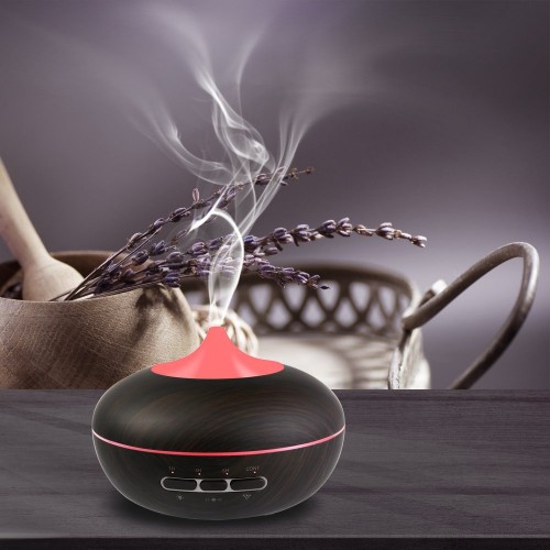 Auto-sensing Ultrasonic Wood Grain Aromatherapy Diffuser | Aroma ...