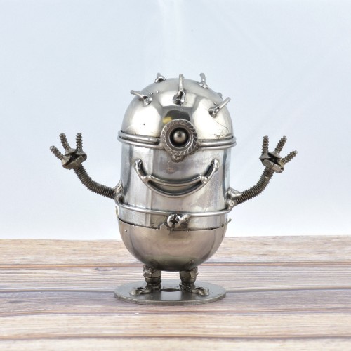 Minion Banana Metal Model Figure (Type 2) - Scrap Recycled Metal ...
