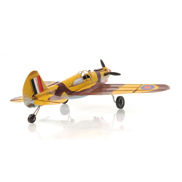 1941 Curtiss Hawk 81A 1:36 aviation plane model - Handcrafted Iron framed