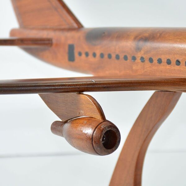 Boeing 757 wooden airplane model Mahogany wood replica