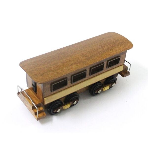 Wooden Train model | Choo Choo Vintage Train Wood Sculpture