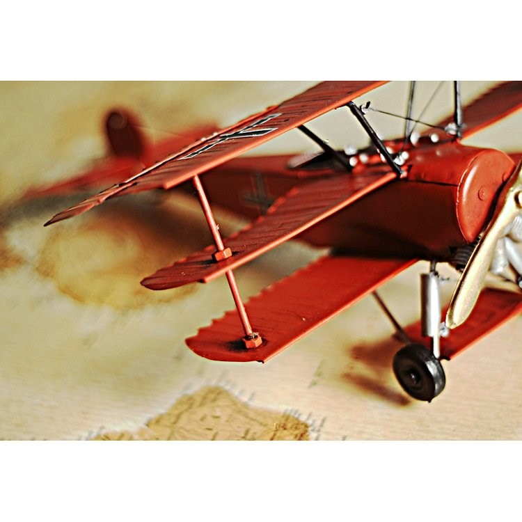 1917 Red Baron Fokker Triplane Scale Model Plane | red baron plane