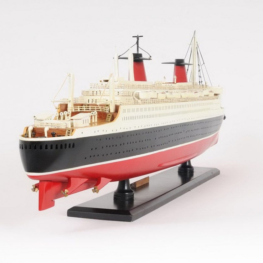 SS France Painted | Cruise Ships Model