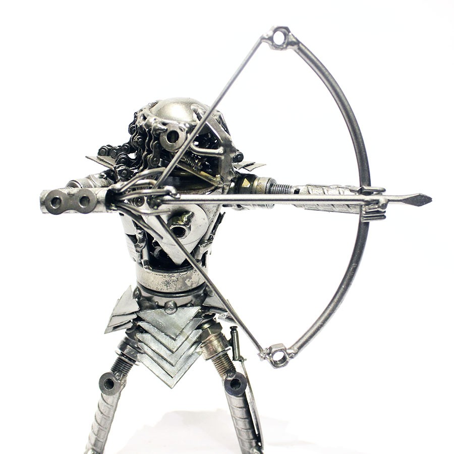 Predator Metal sculpture, Scrap Metal Art, recycled scrap metal
