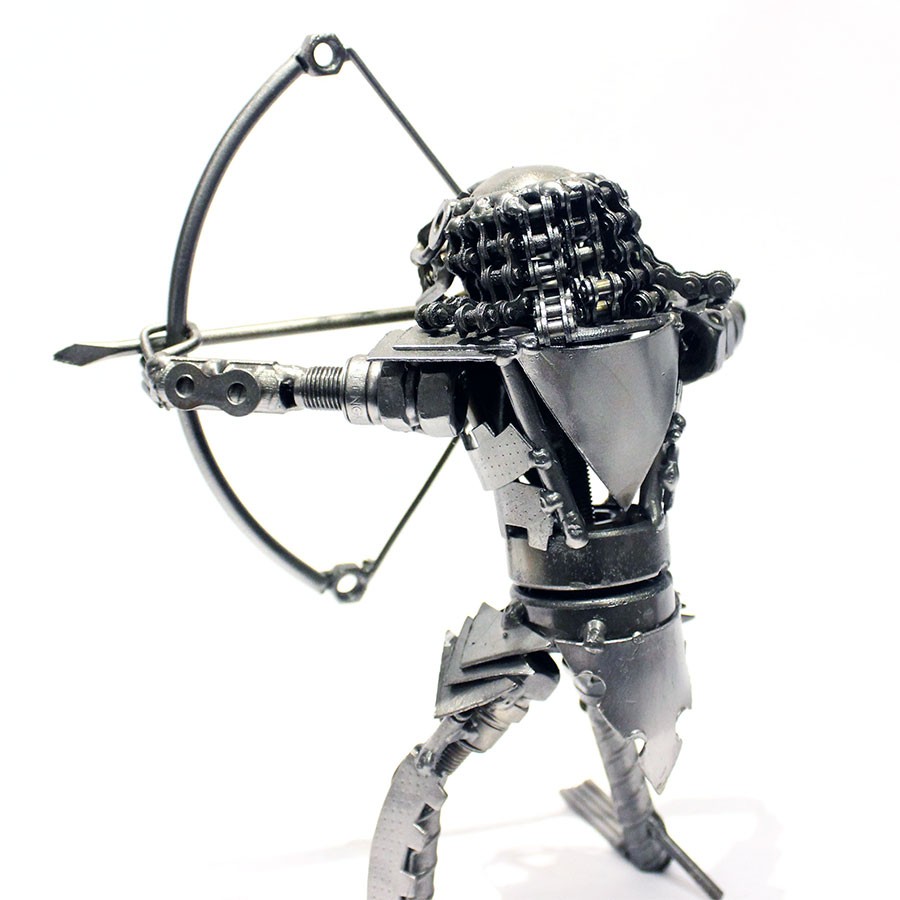 Predator Metal sculpture, Scrap Metal Art, recycled scrap metal