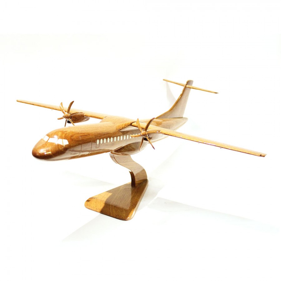 Boeing ATR 72 Wooden mahogany wooden airplane scale model