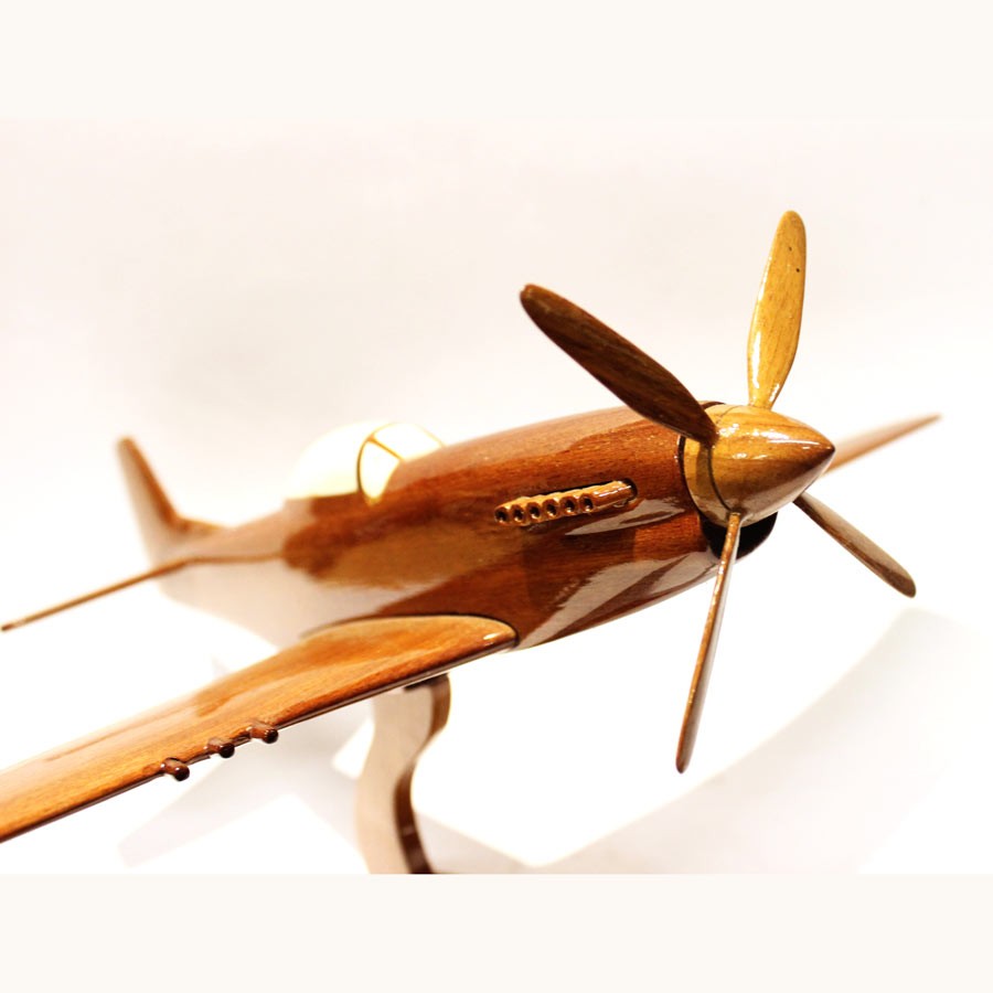 North American P-51 Mustang Fighter jet airplane | Wooden Airplane Model