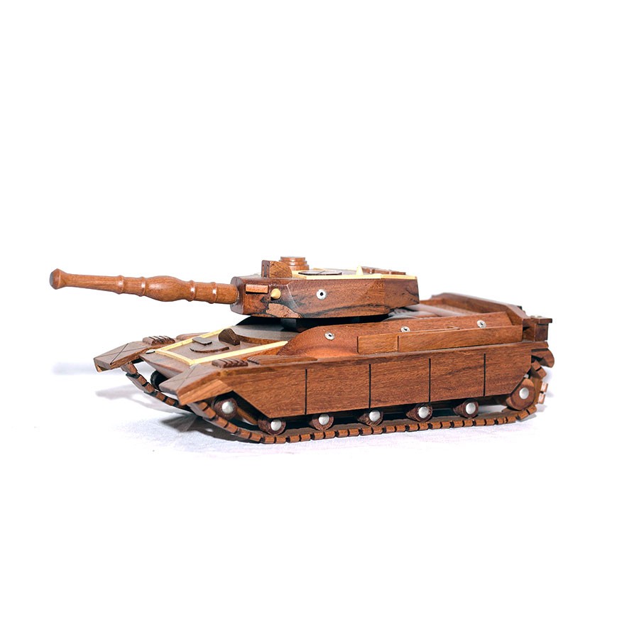 Wooden Tank model | Military Tank Mahogany Wooden - Military Vehicle Model