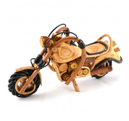Wooden Motorcycle Model - Handcrafted Mahogany Wood Designs Motorcycles